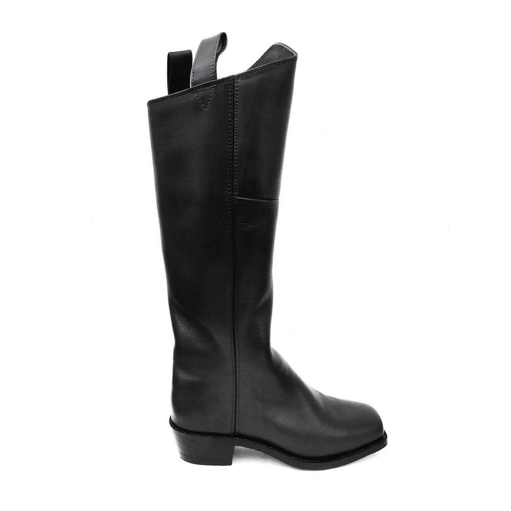Custom Officer Civil War Boots – Handmade Black Leather Dragoon Boot ...